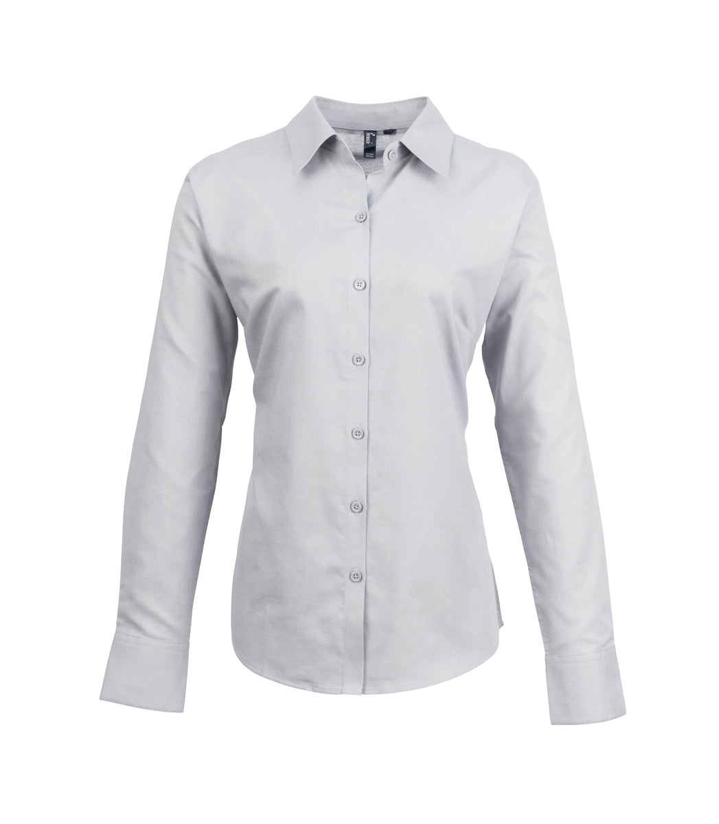 Women's signature Oxford long sleeve shirt- Premier Collection ...